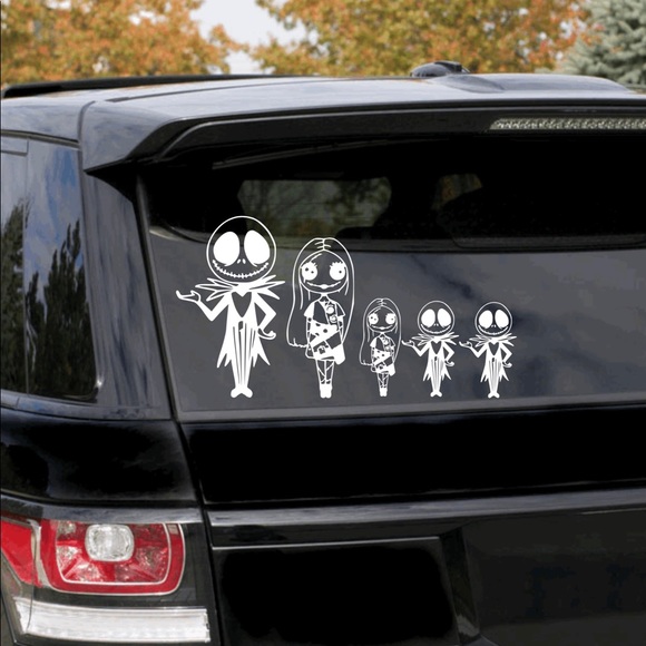 Design | Jack And Sally Family Car Decal | Poshmark